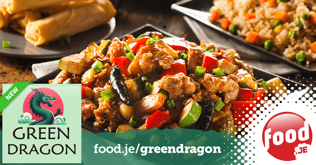 Green Dragon Jersey Menu - Sweet & Sour Dishes - Food.je